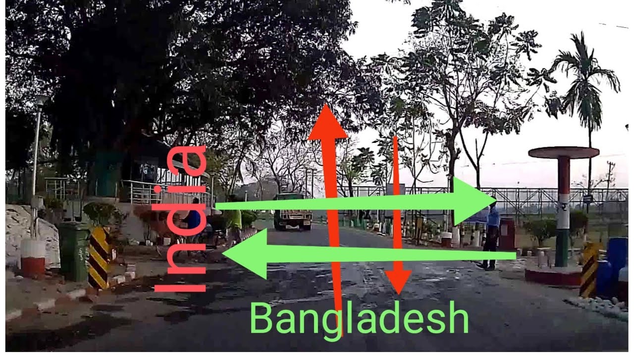 Travel from Haldibari to Tin Bigha Corridor at Indo Bangla border ...