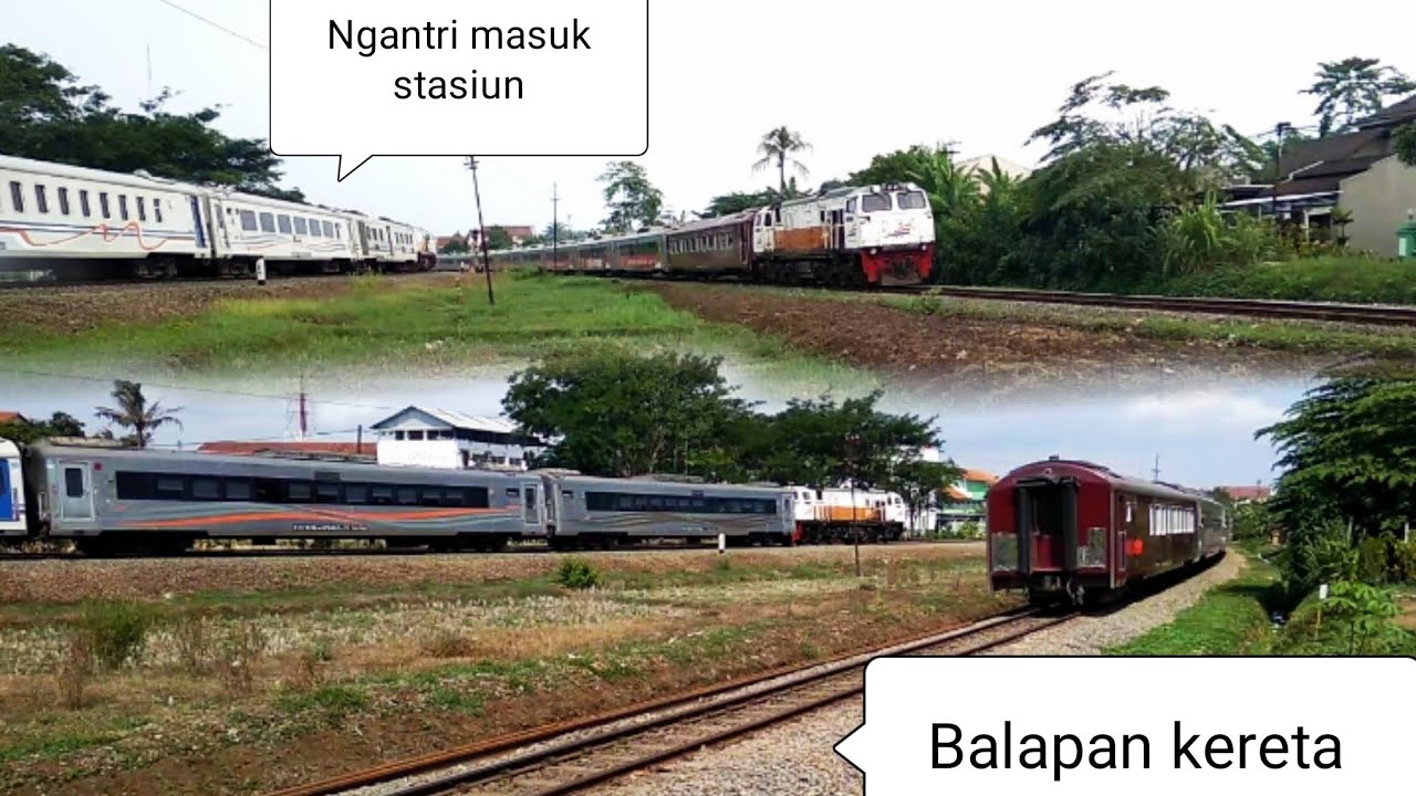 Stasiun Kroya || Keren dan istimewanya percabangan jalur kereta api ...