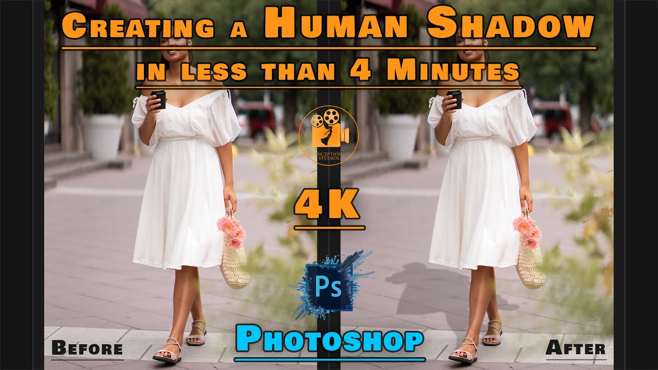 Photoshop: Creating a Human SHADOW in Photoshop in less than 4 Minutes ...