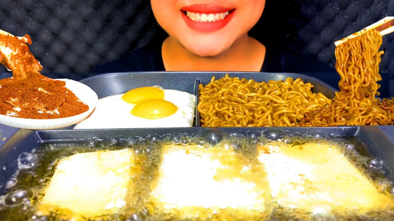 ASMR | VIRAL TOFU "HAHU HOHENG" BALADO, HALF FRIED EGGS, & FRIED ...