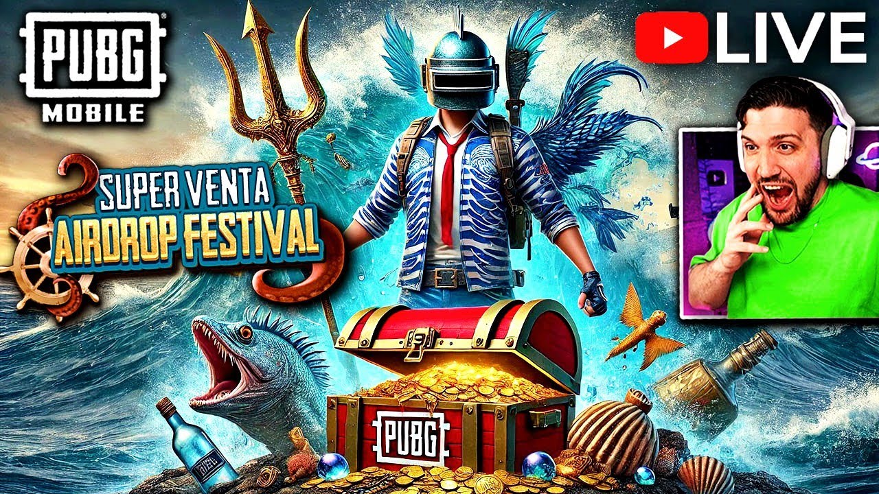SUPER VENTA DE AIRDROP FESTIVAL en PUBG MOBILE! - LUPOWER - YouTube