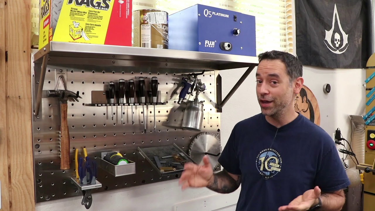 Wood Whisperer Reviews System X Storage - Stainless Pegboard System ...