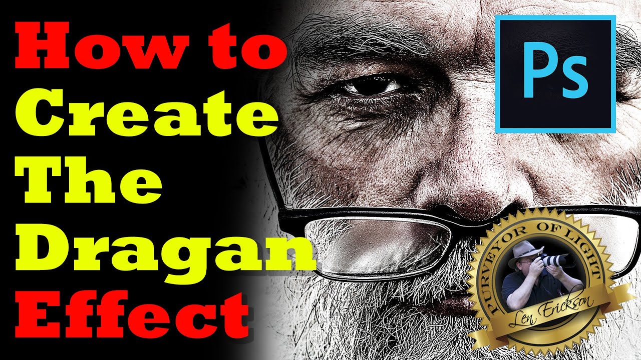 How to create the Dragan Effect in Photoshop - YouTube