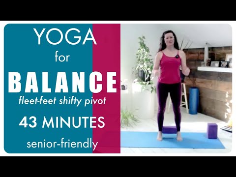 43 Minutes Fleet Feet / Shifty Pivot: Slow Standing Yoga to Improve ...