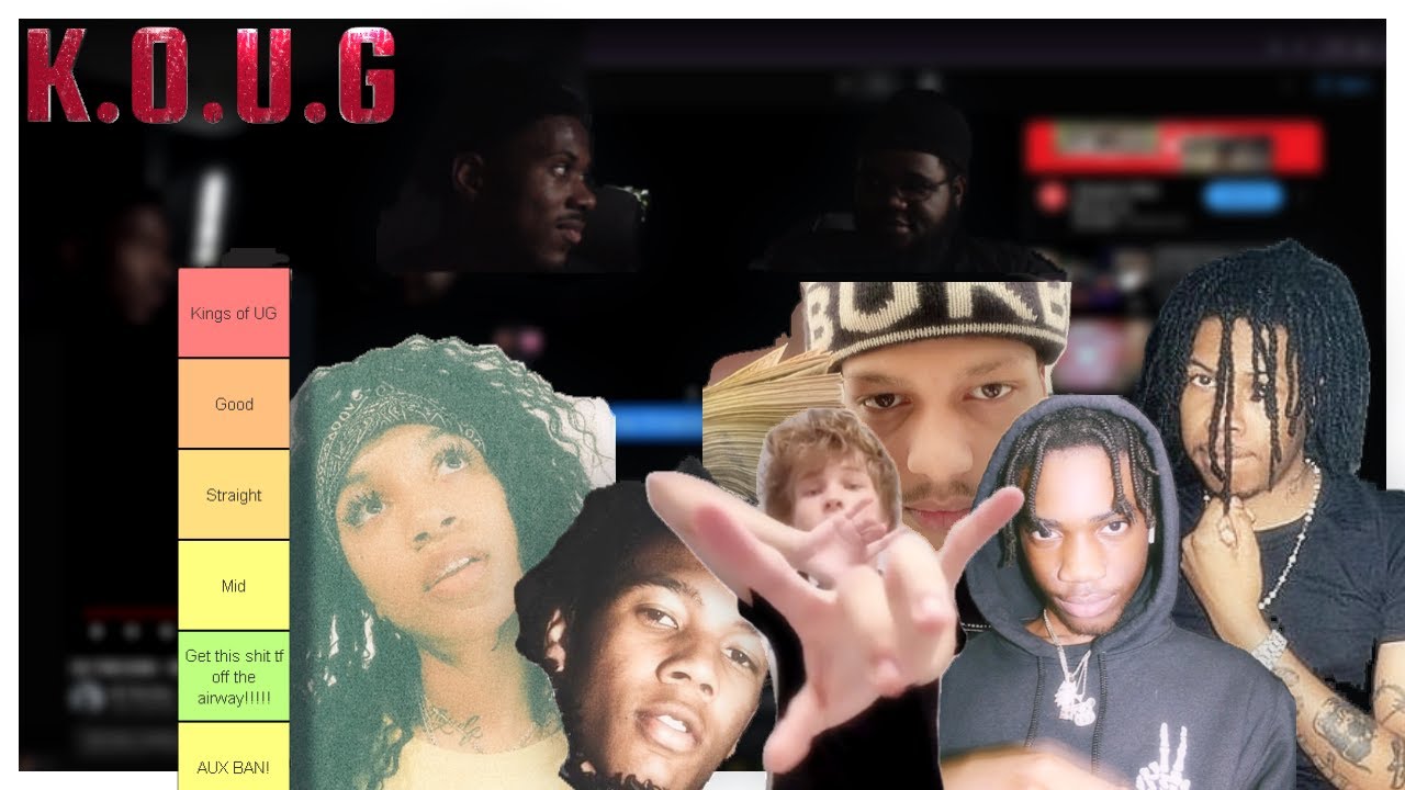 KOUG: Top Underground Rap Tier list (Ft. Summrs, Nettspend, Kankan ...