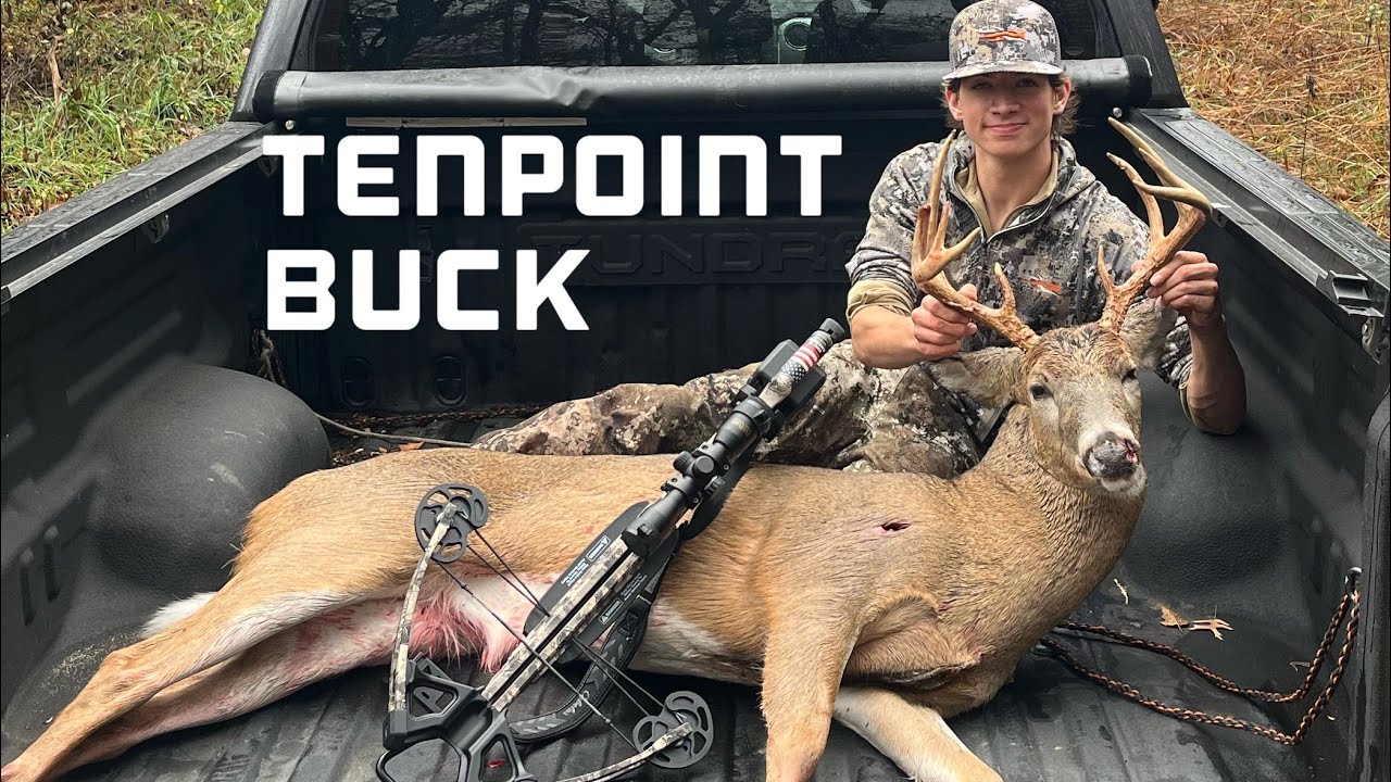 First Buck Ever! Missouri Rut Hunting! (Tenpoint!) - YouTube