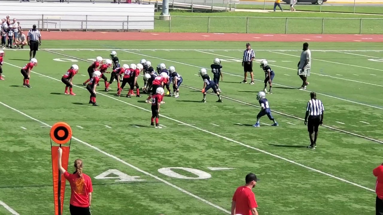 #81 Blocking for his teammate to get the touchdown - YouTube