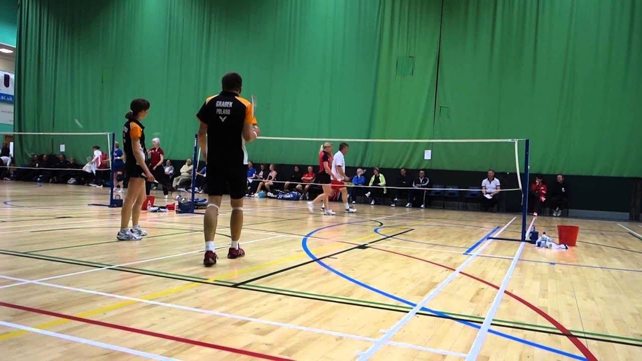 99 All England, XD 35+, Gail Emms/Nick Ponting (ENG) vs Średnicka ...