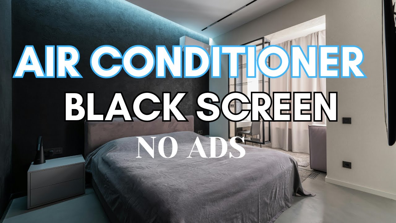 Cozy Air Conditioner Sound for Relaxation | Black Screen - YouTube