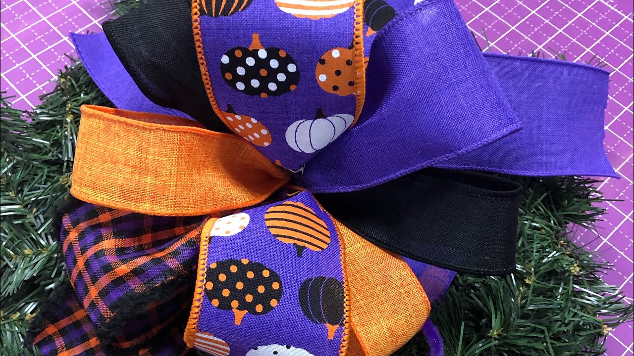 How to make a scrappy hand bow - YouTube