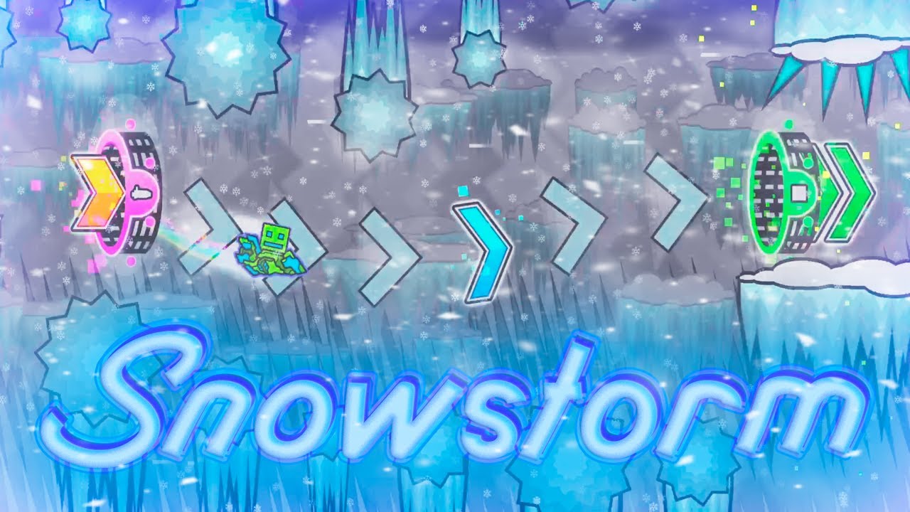 Snowstorm by MaximDubinaBest (me) / Geometry Dash - YouTube