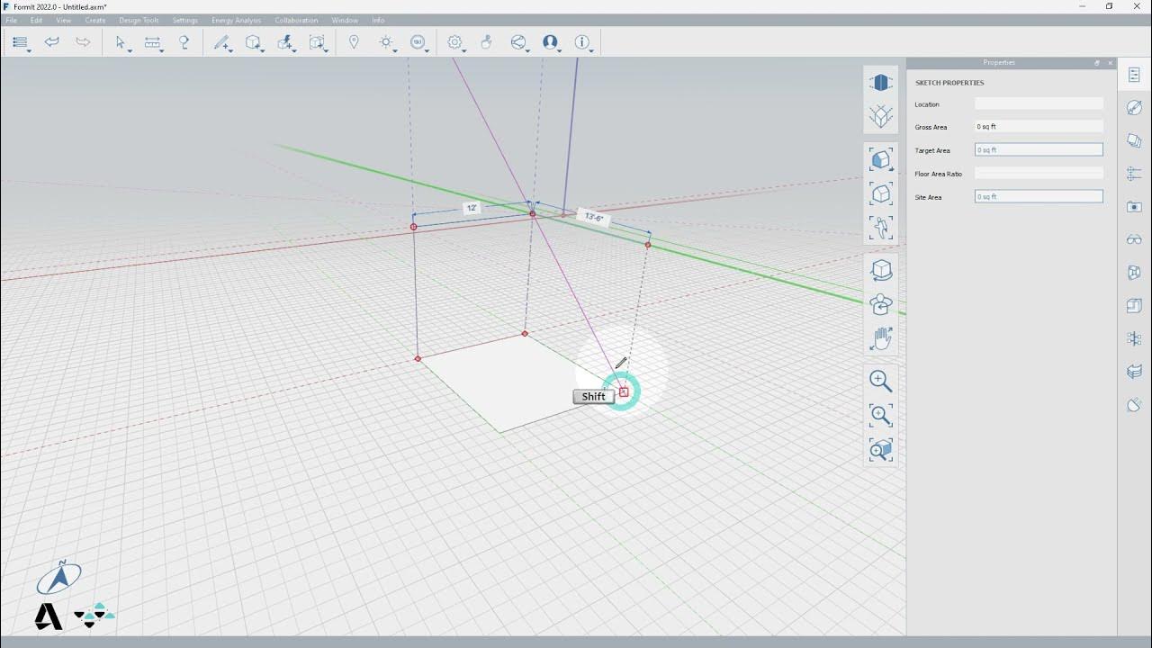 1.3 FormIt Snippets - 3D Sketching and Snapping - YouTube