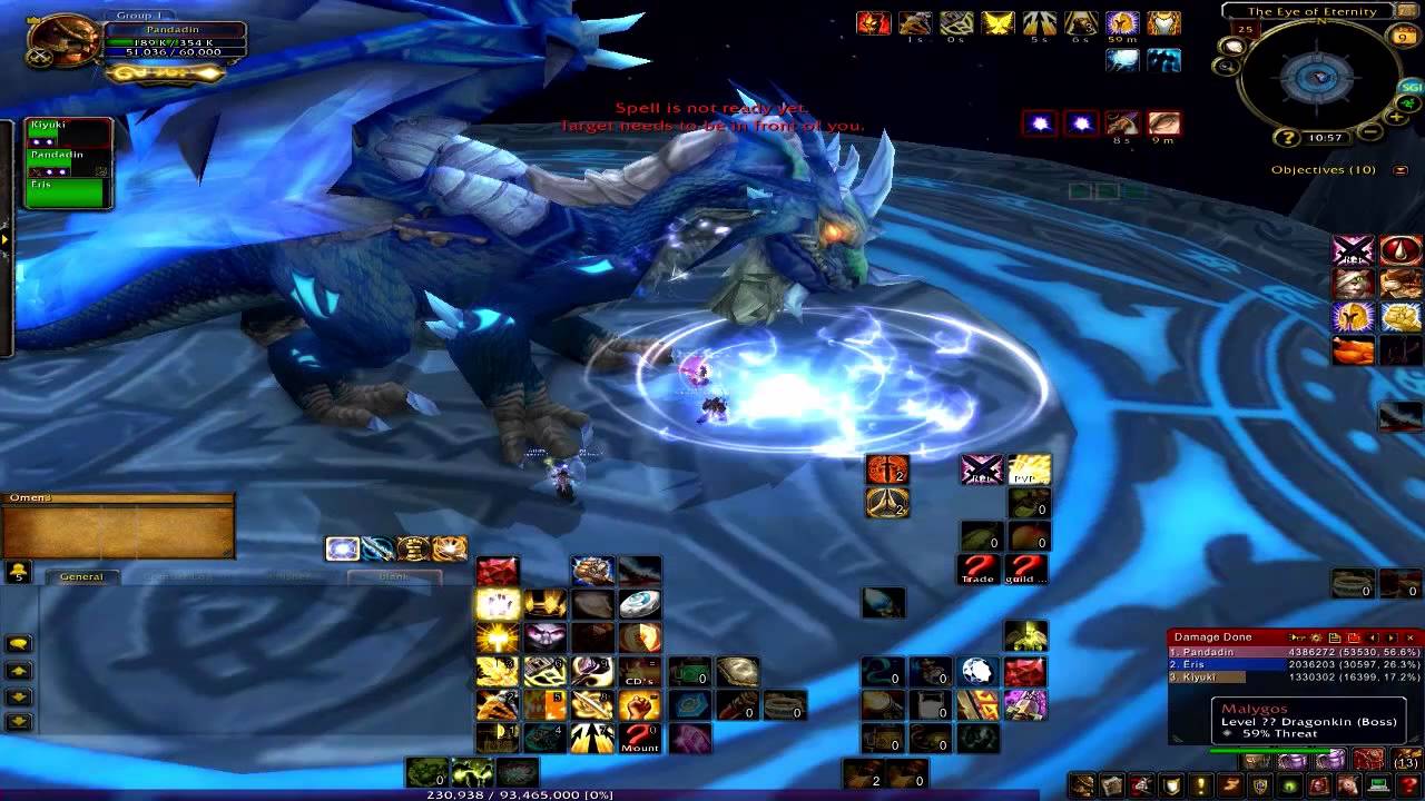 Playtime MMO - World of Warcraft - Classic Raid - Eye of Eternity - YouTube