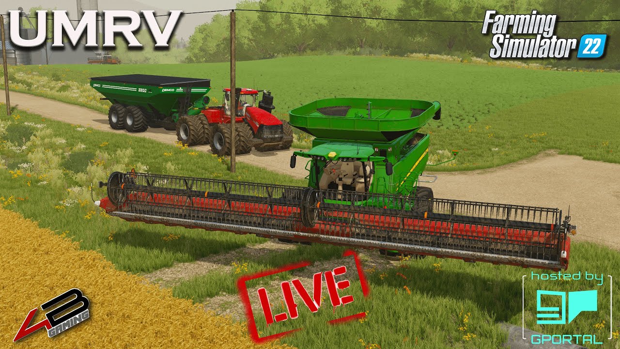 🔴LIVE🔴I'm out of money and the Barley is Ready!!!!! -UMRV Fs22 - YouTube