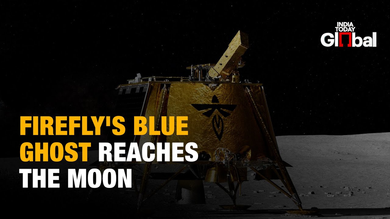 LIVE: Historic Moon Landing! Firefly’s Blue Ghost Successfully Lands on ...