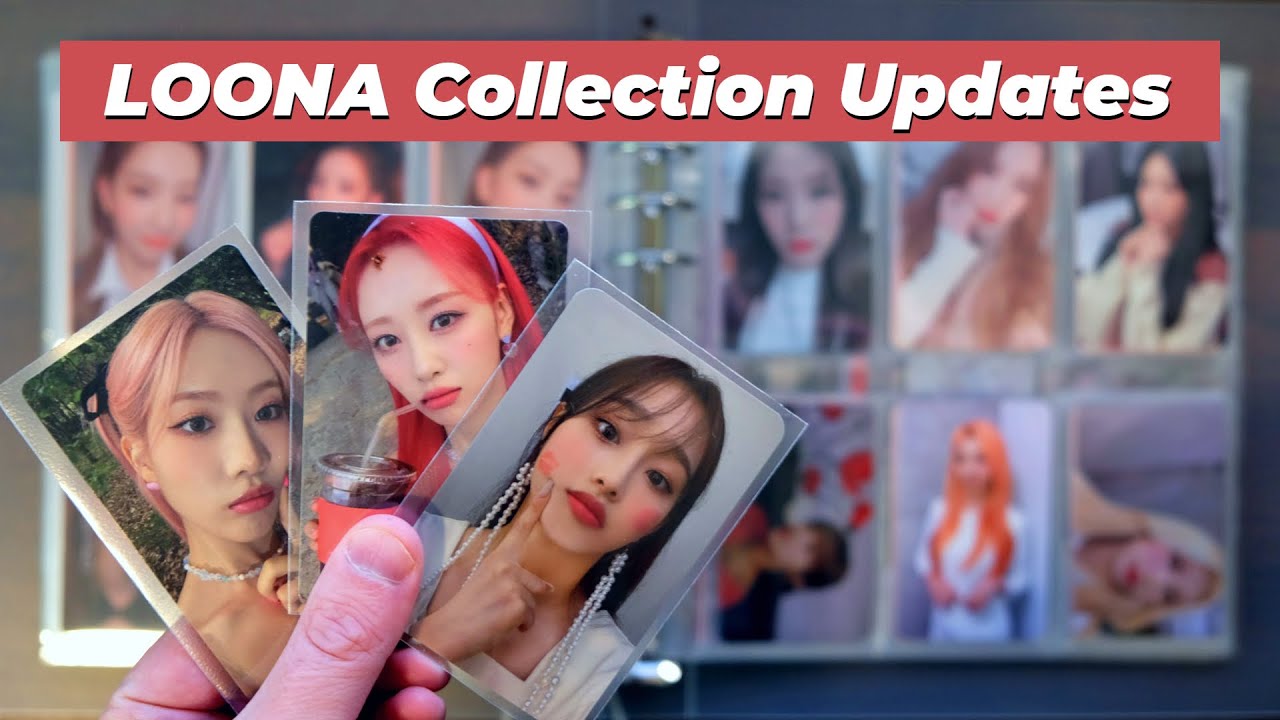 Moving my LOONA Collection to a Wide A5 Binder | Collection Updates #02 ...