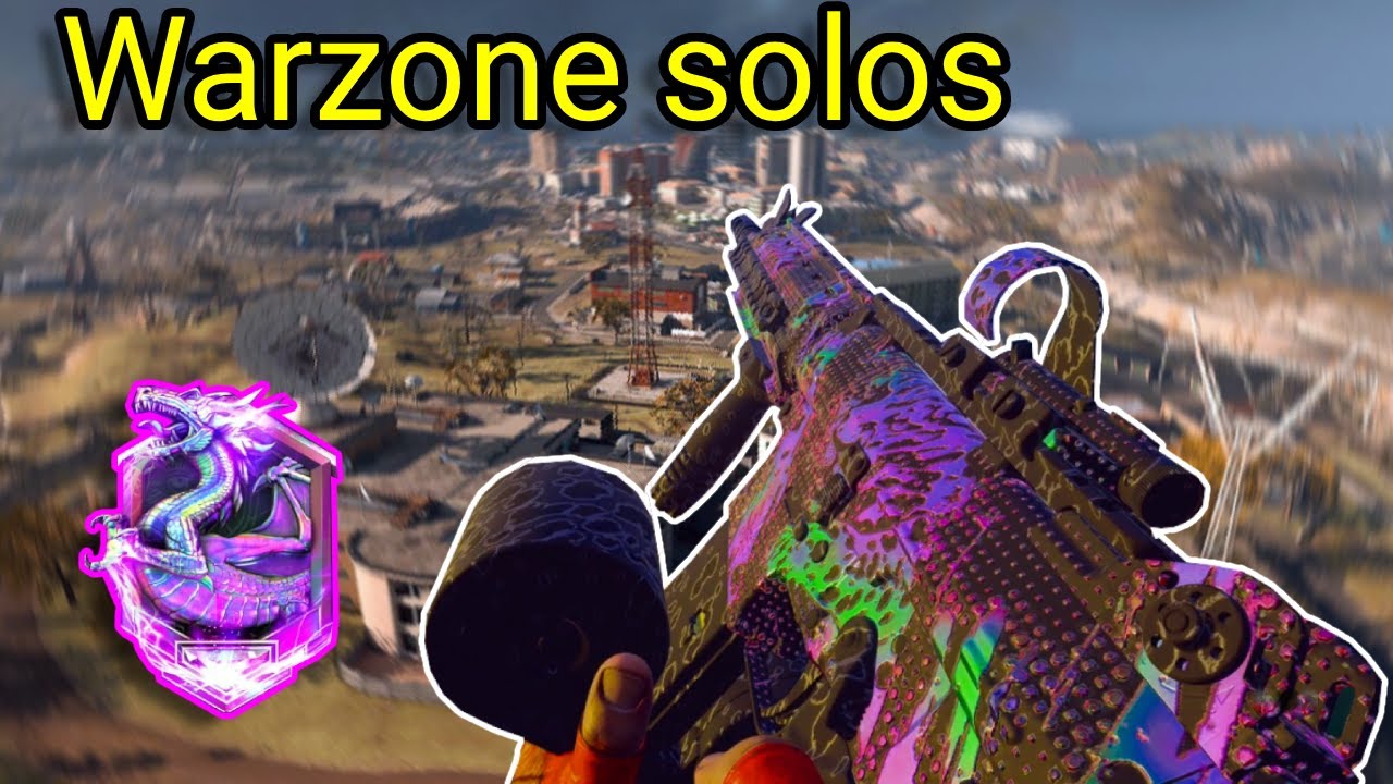 *IRIDESCENT* Ranked player plays Warzone Solos! - YouTube