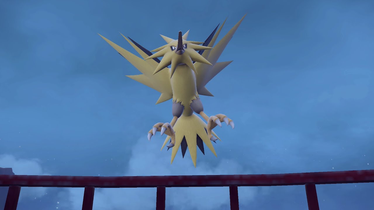 How To Find Get Zapdos Location The Indigo Disk DLC - Pokemon Scarlet ...