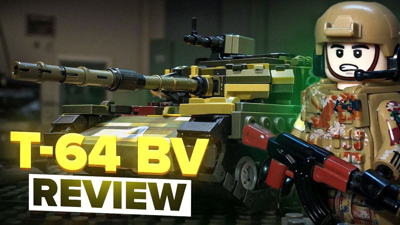 Лего ТАНК Т-64 БВ огляд, Lego TANK T-64 BV review. Лего огляди ...