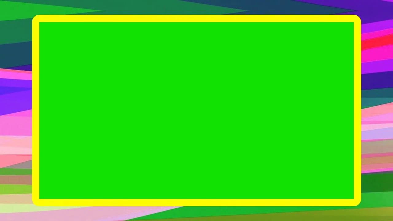 PICTURE FRAME GREEN SCREEN EFFECT 202 - YouTube