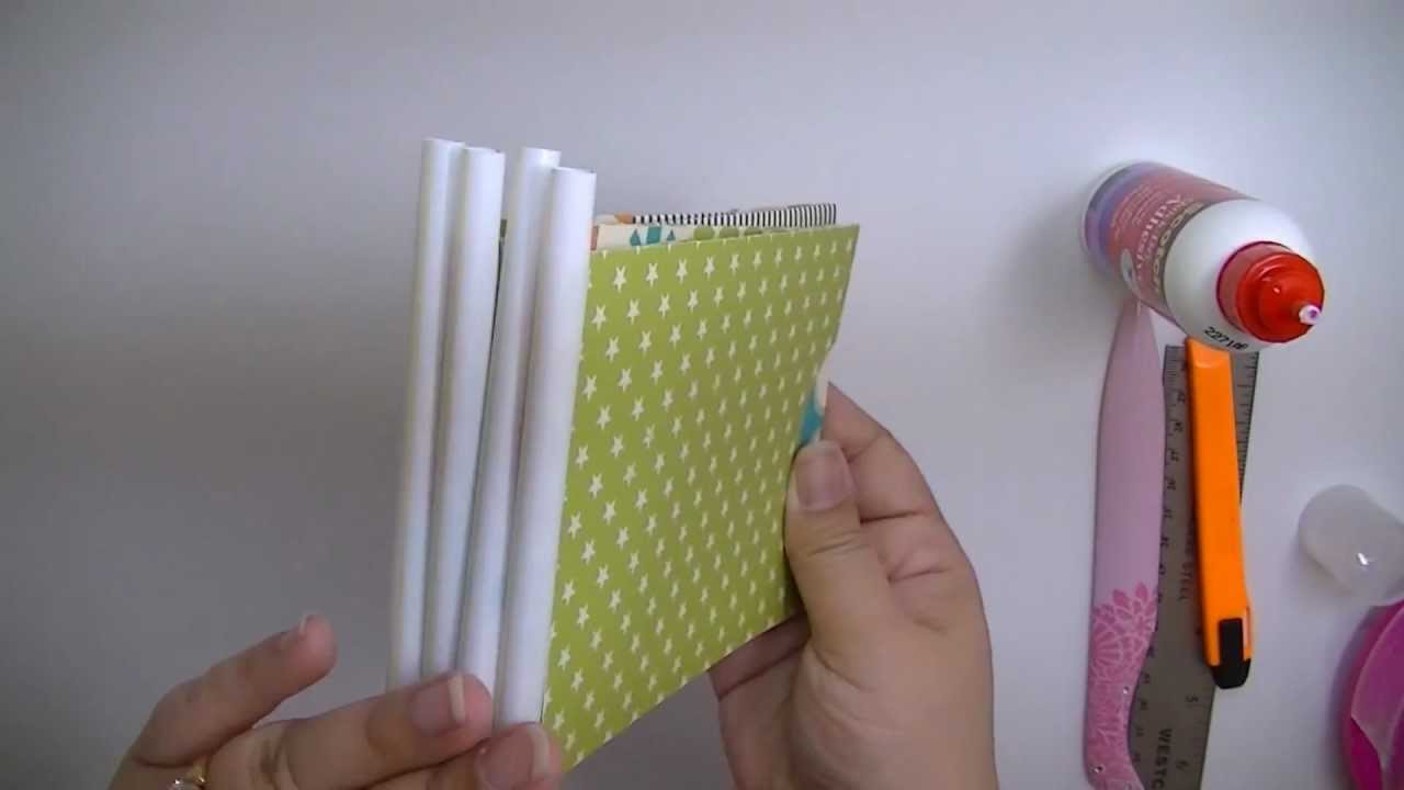 Drinking Straw Binding Tutorial Part TWO October Afternoon Midway Mini ...