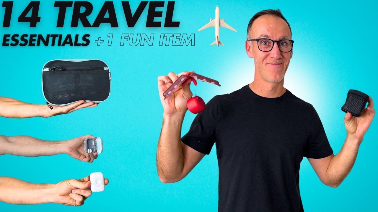 14 Travel Essentials for 2025 + 1 Fun Item for an EPIC Adventure! - YouTube