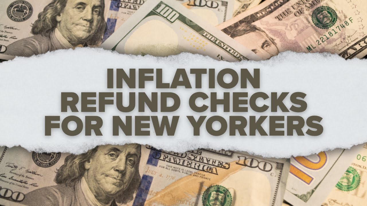 Inflation refund checks are now being sent to eligible New Yorkers - YouTube