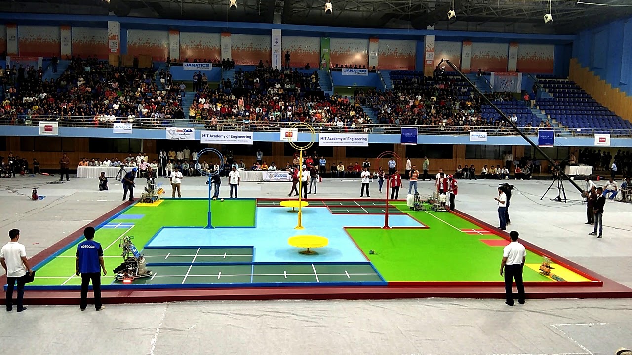 Robocon 2018 || Quarters : COEP, Pune (Team Red) vs MIT, Pune (Team ...