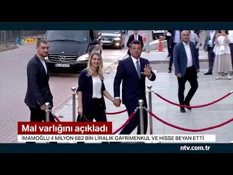 Ekrem İmamoğlu mal varlığını açıkladı