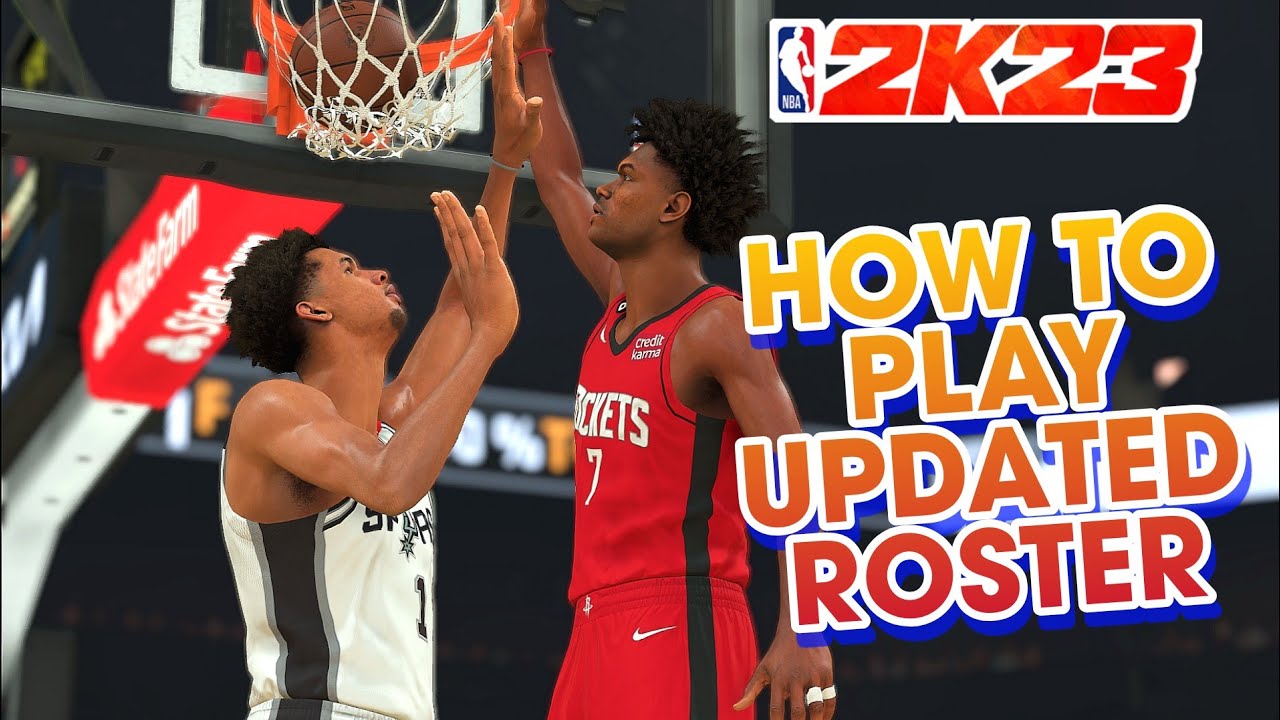 HOW TO PLAY UPDATED ROSTER IN NBA 2K23 - YouTube
