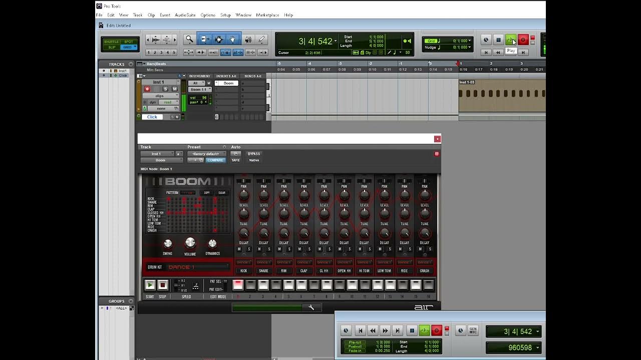 PRO TOOLS CREATING INSTRUMENT - YouTube