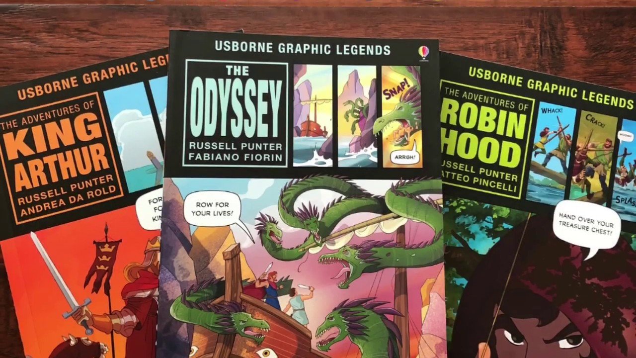 Usborne Graphic Legends - YouTube