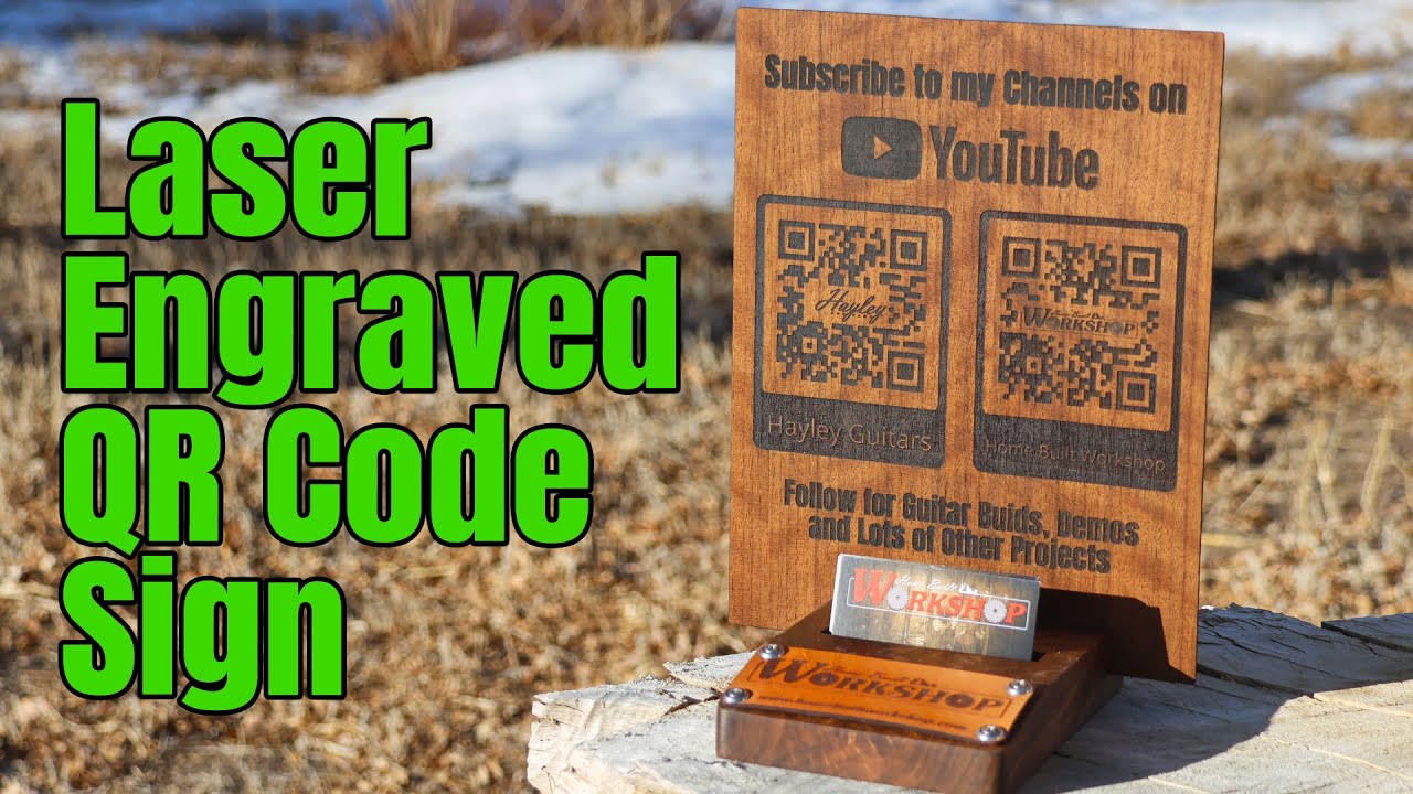 Making a Laser Engraved Sign for my guitar show booth | Using the xTool ...