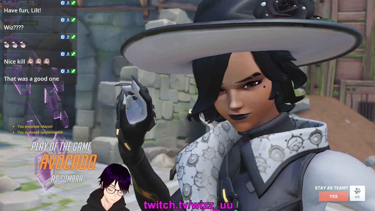 POTG! SOMBRAWIZARD SOMBRA MAIN OVERWATCH 2 SEASON 15 TOP 500 GAMEPLAY ...