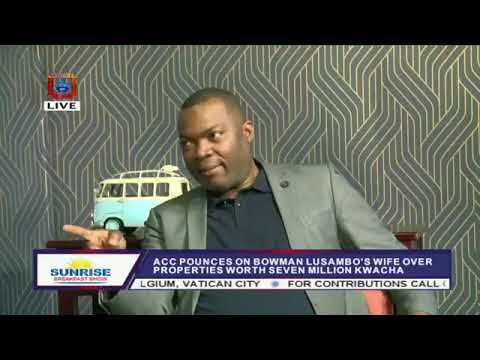 HON. BOWMAN LUSAMBO DEFENDS HIS WIFE FROM CORRUPTION ALLEGATIONS - YouTube