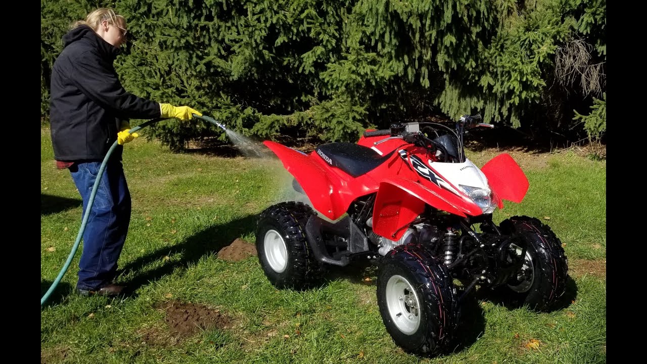 Washing the Dirty Quad 5-16-20 - YouTube