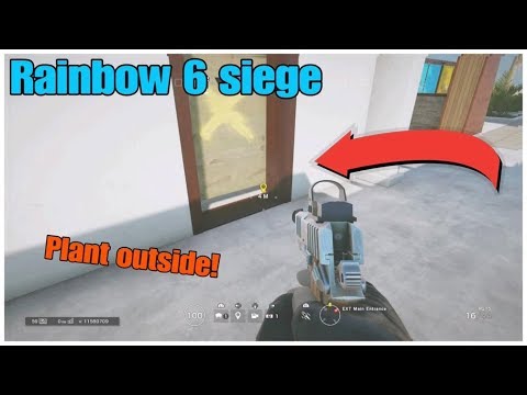 Rainbow 6 siege: plant the defuser outside the door - Glitch ...