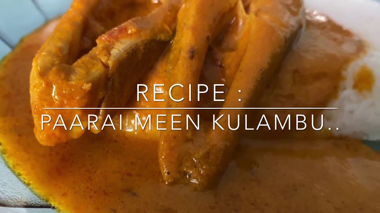 Paarai Meen Kulambu | Fish Curry Recipe | Lockdown Easy Recipe | Gu Gu ...