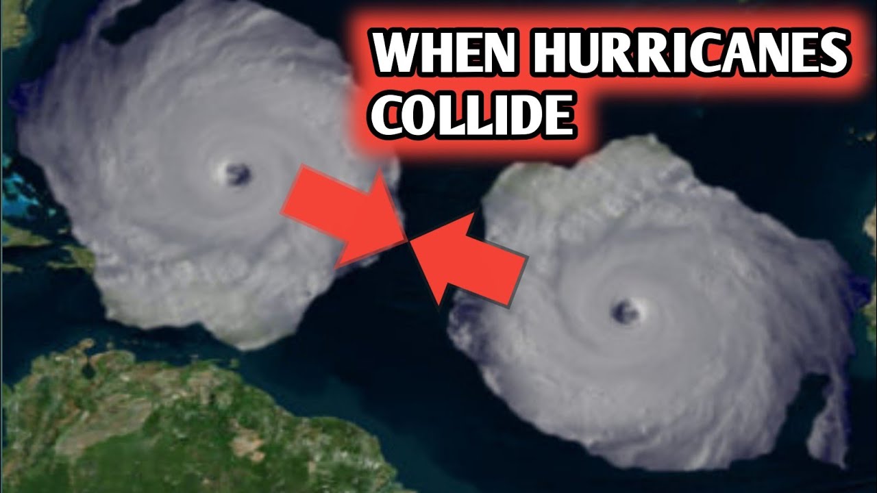 Here's What Happens when two Hurricanes Collide - YouTube