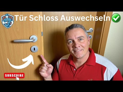Türschloss - Zimmertürschloss wechseln ausbauen - Anleitung 👍✅
