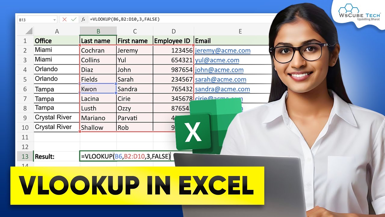 How To Use VLOOKUP Formula On Large Data In Excel 10 Minute Tutorial