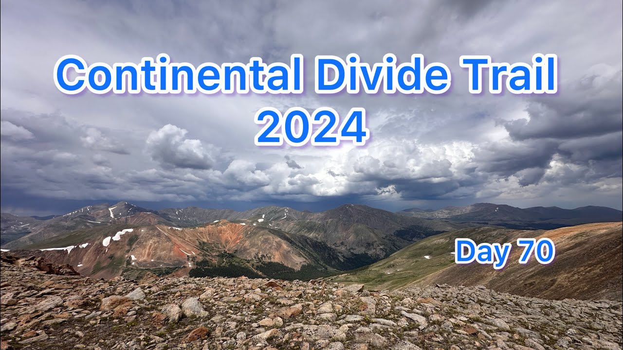 Day 70 Continental Divide 2024 Snazzy on Trail. More Ridge Lines, Windy ...