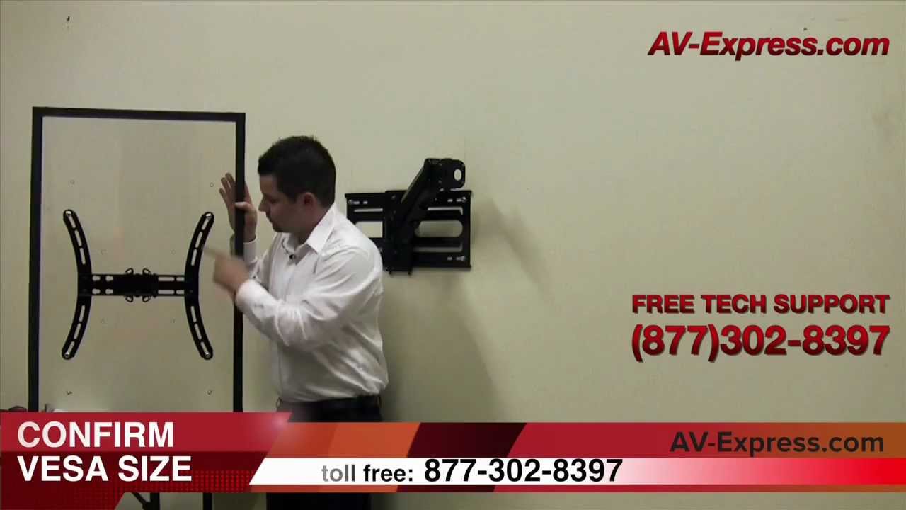 How to Setup Smart TV Wall Mount - YouTube