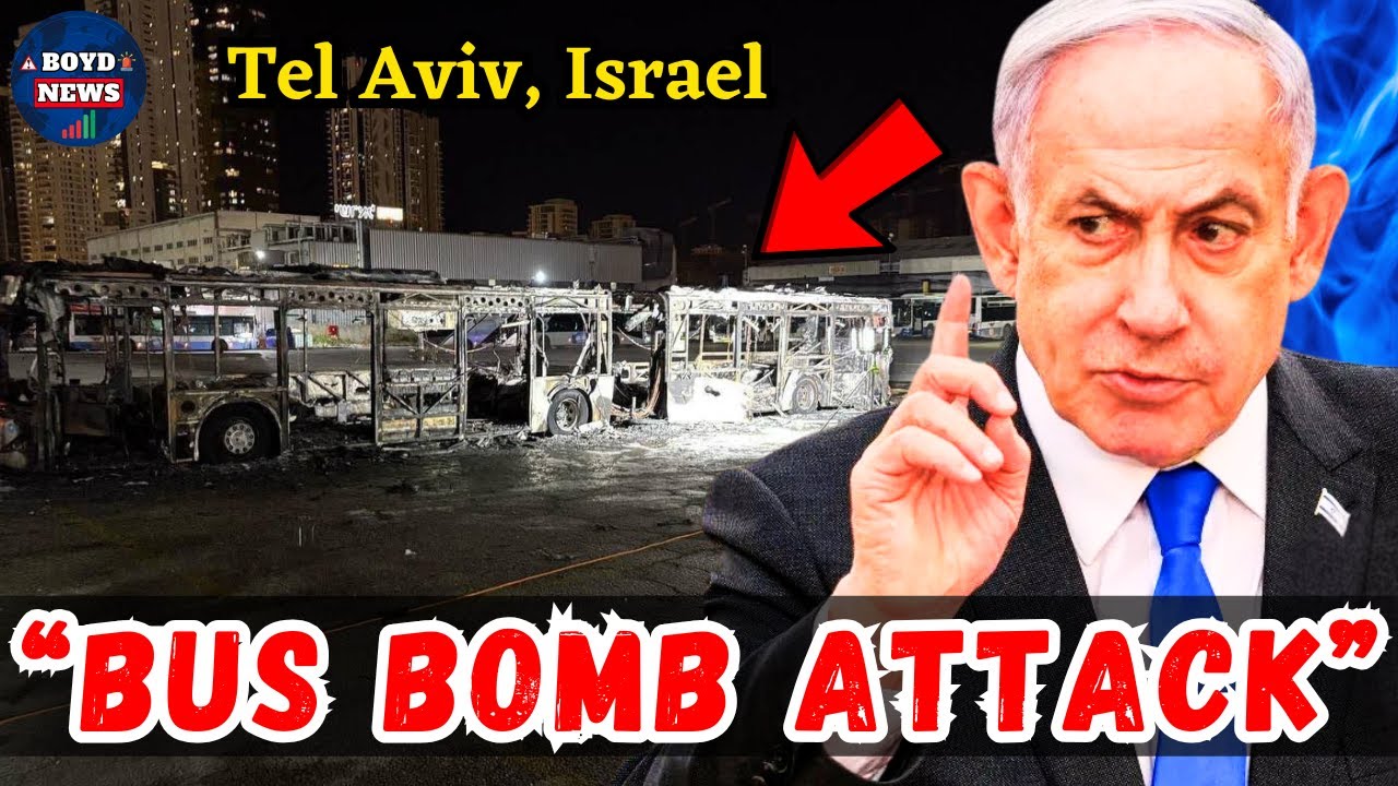 THREE BUSES EXPLODE IN ISRAEL AMID "SUSPECTED TERROR ATTACK" | BOMBS ...