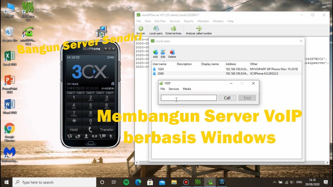 Tutorial Cara Membangun Server VoIP Berbasis Windows dengan Menggunakan ...