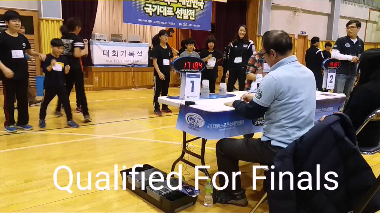 South Korea National Sport Stacking Championships - YouTube