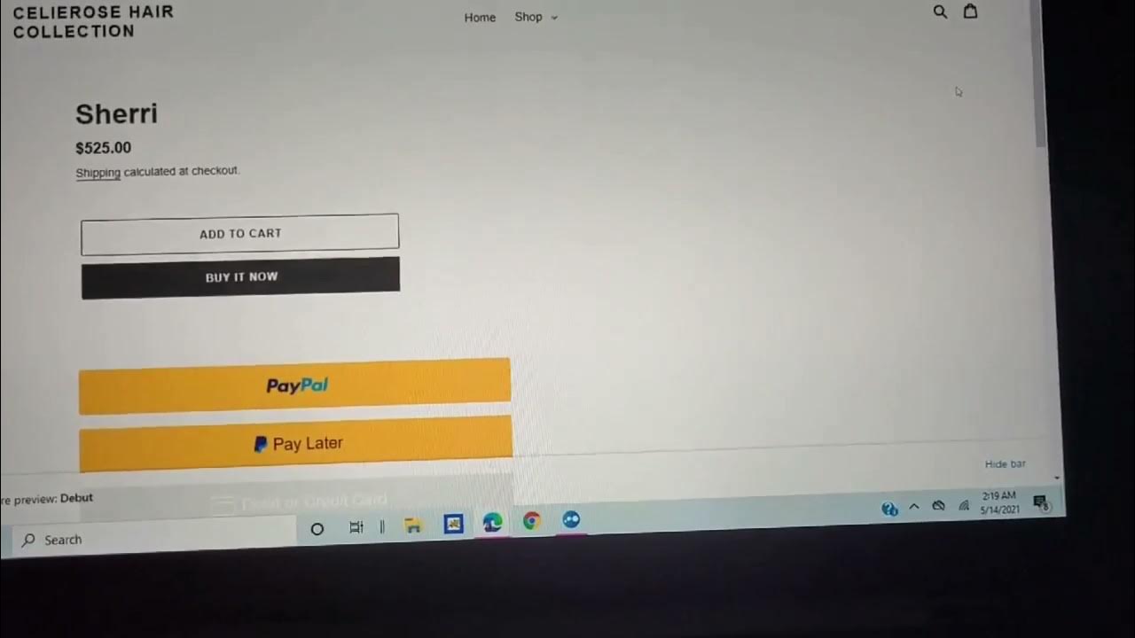 How to add Smart PayPal Buttons that accepts credit and debit card to your Online Shopify Store ...