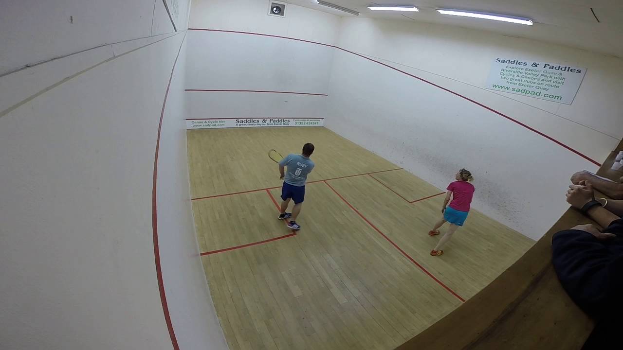 UK RACKETBALL EXETER 2016 CAROLINE WRIGHT V SCOTT MURRAY - YouTube
