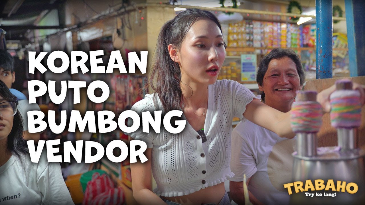 When Your Puto Bumbong Vendor is a Korean..🧑🏻‍🎄 | TRABAHO - YouTube