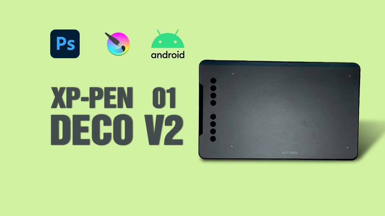 Deco 01 V2 Use test | Graphic Tablet | XP-Pen - YouTube